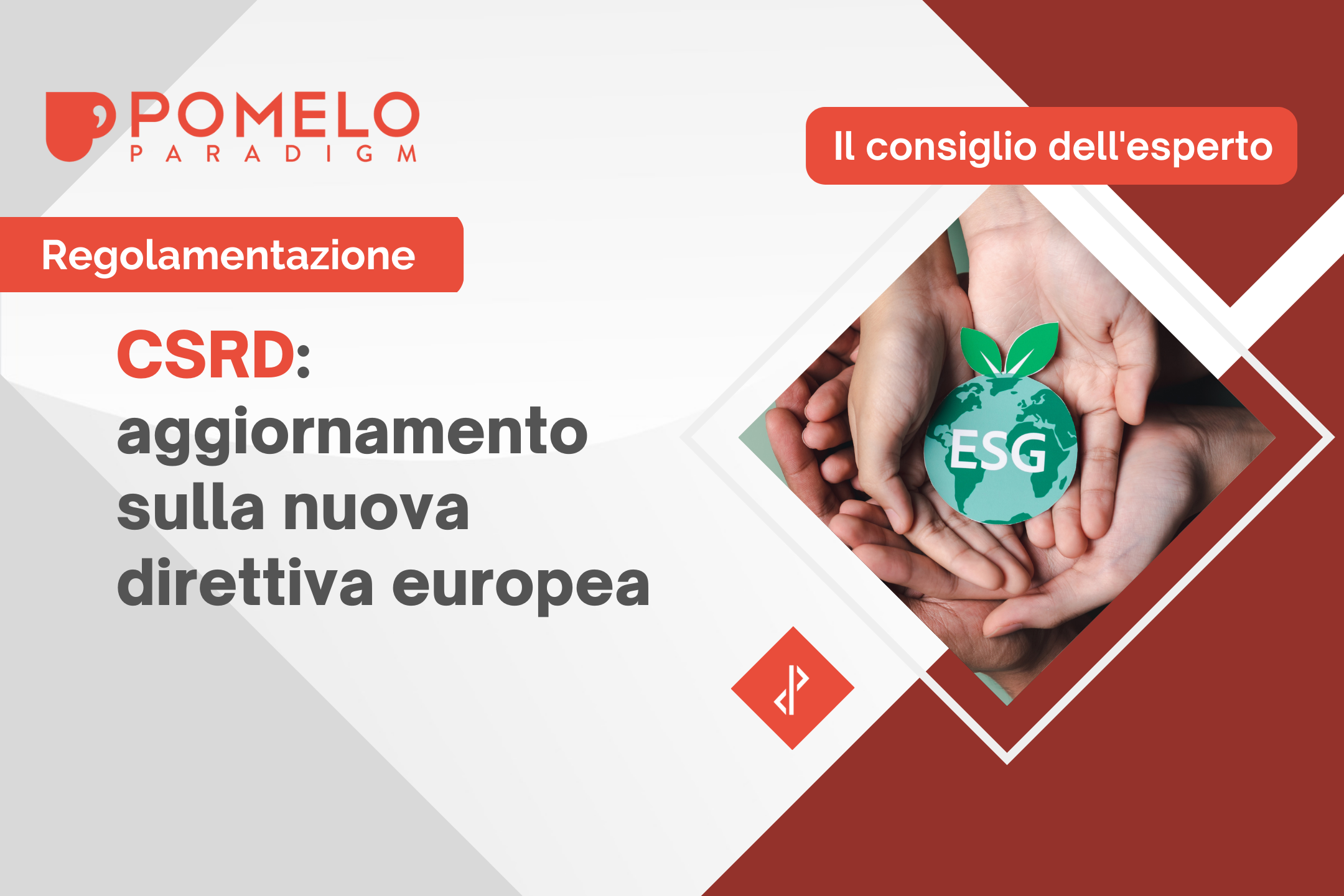 CSRD: aggiornamento sulla nuova direttiva europea - Pomelo-Paradigm
