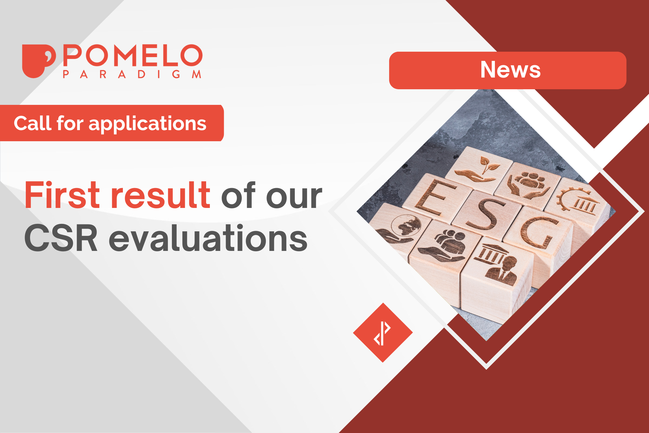 First results of our CSR assessments - Pomelo-Paradigm