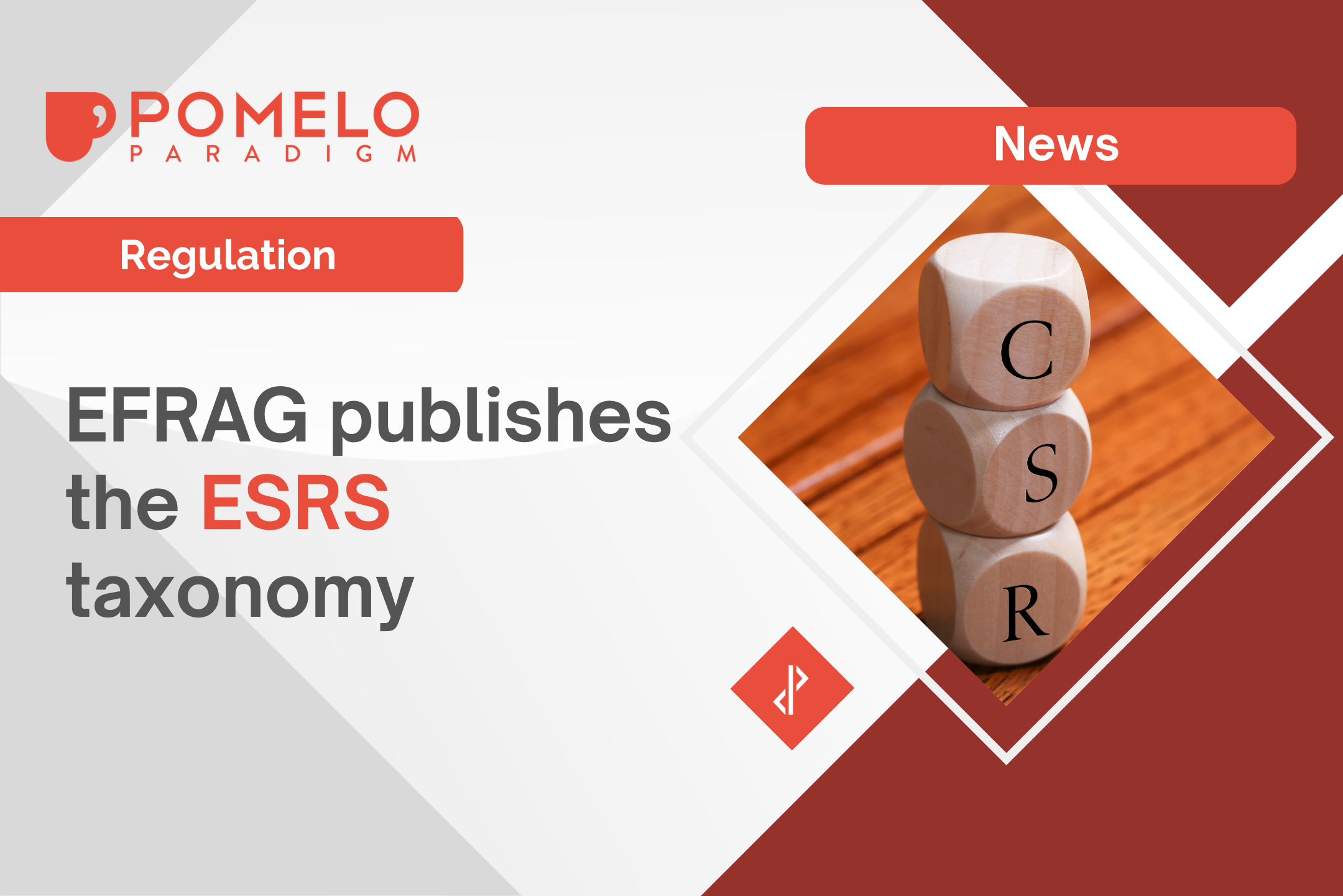 EFRAG publishes the ESRS taxonomy - Pomelo-Paradigm
