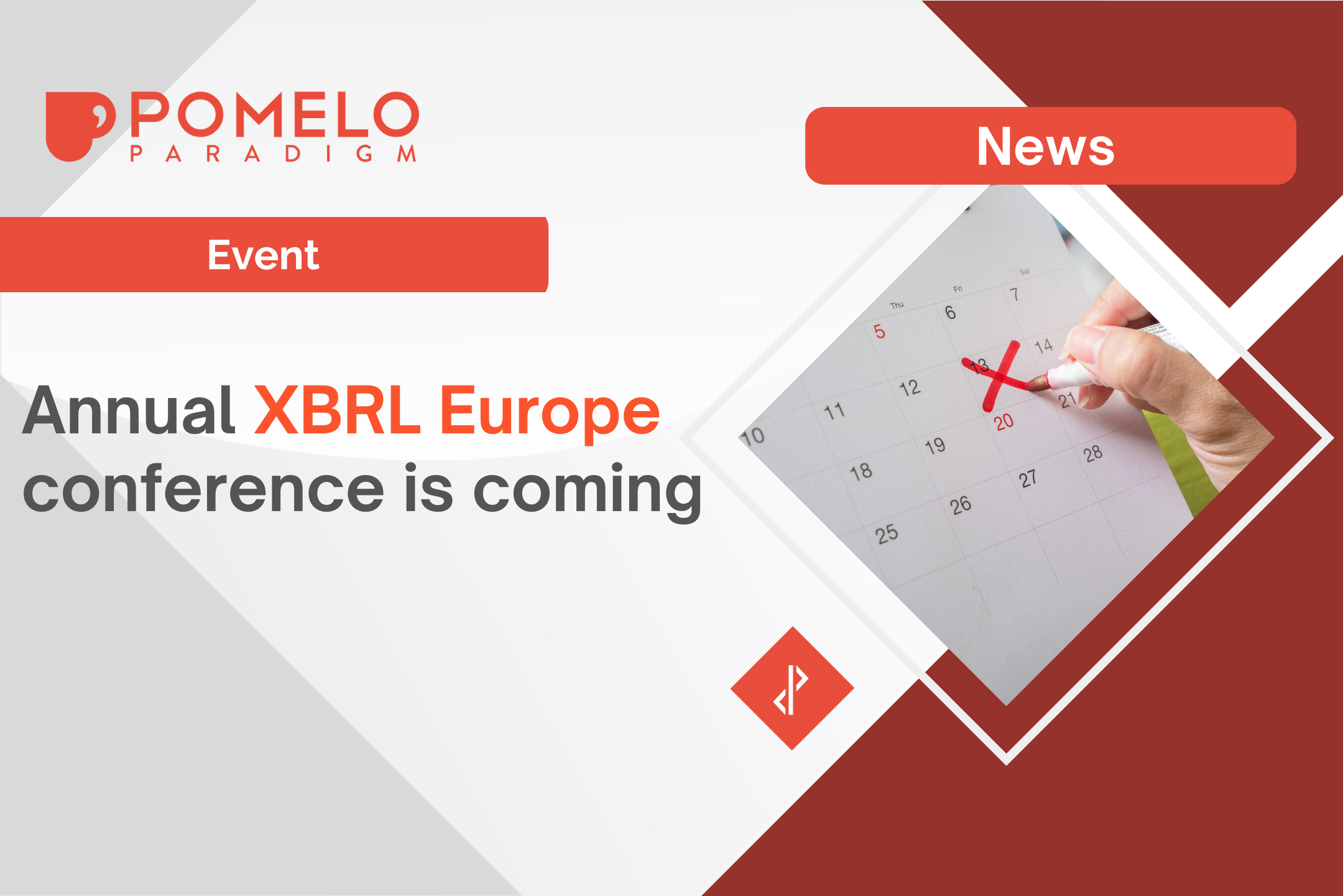 Annual XBRL Europe conference is coming - Pomelo-Paradigm